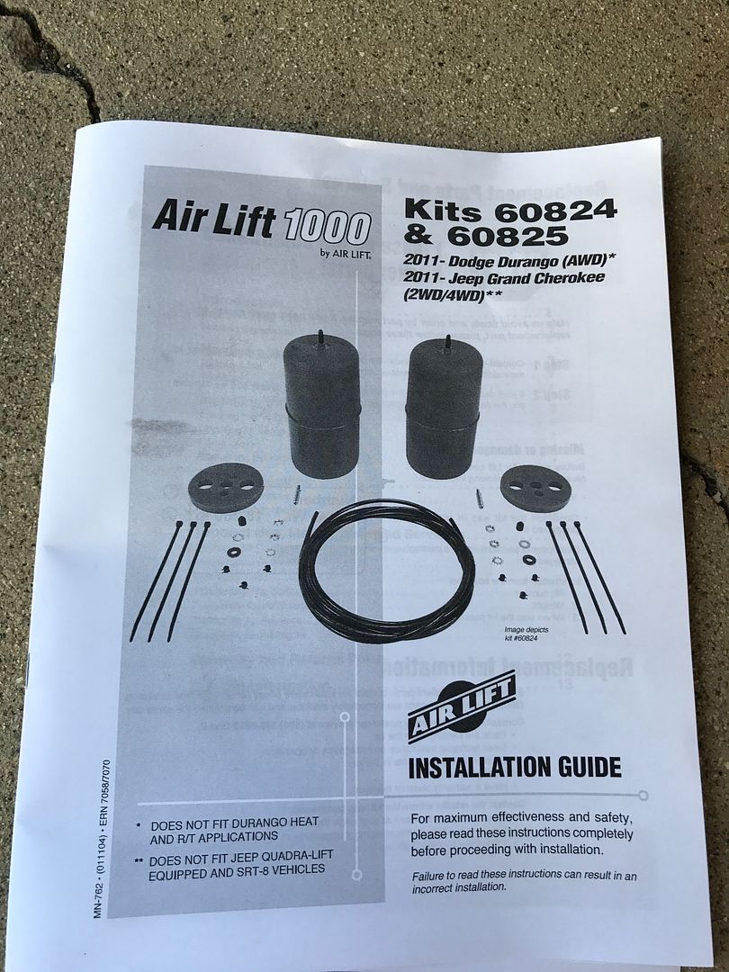 Lowering an R/T with Load Leveling Shocks | Dodge Durango Forum